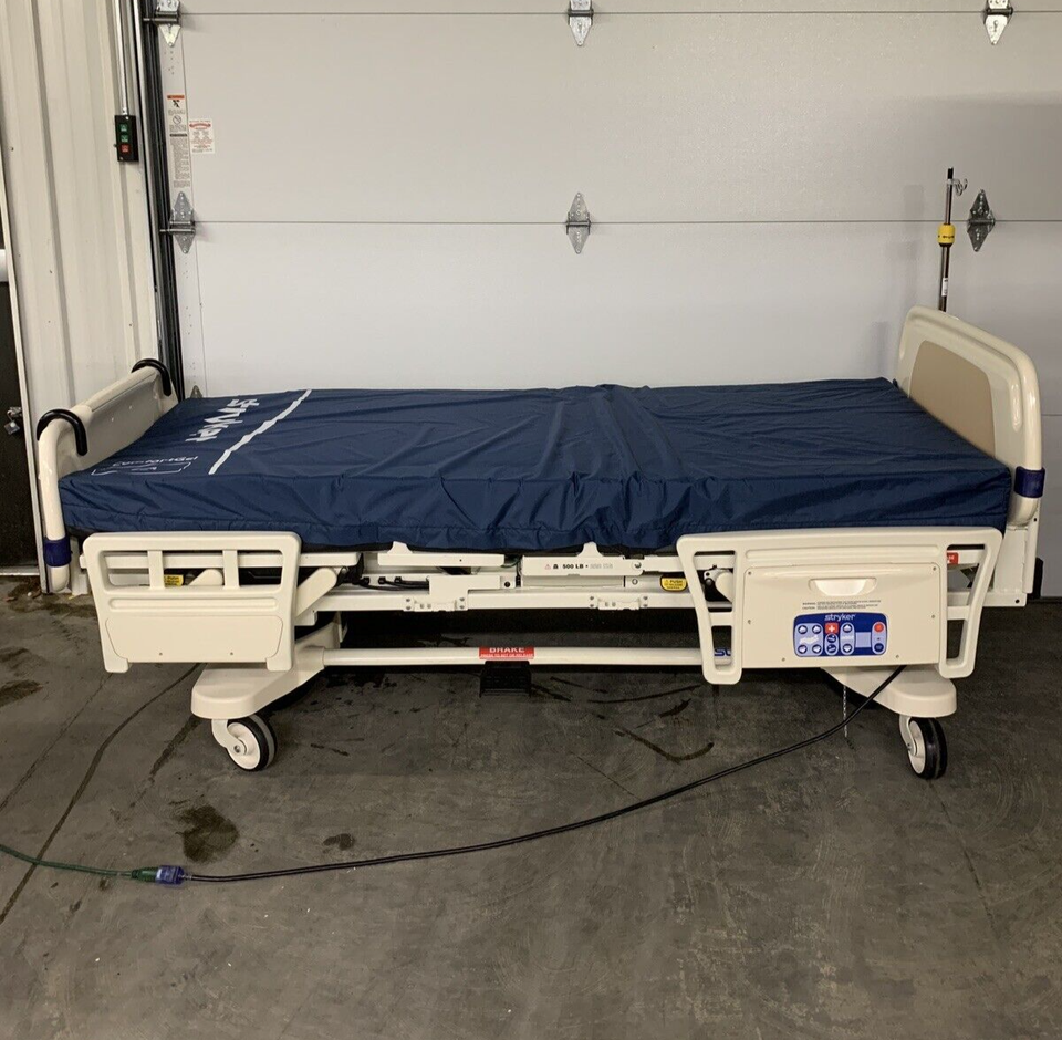 Stryker Epic Bed 2030 Critical Care Hospital Bed w/ Comfort Gel ...