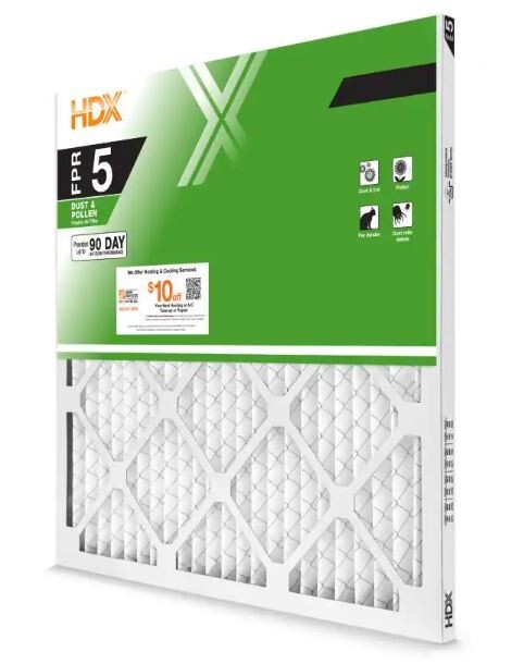 16x20x1 Air Filter Standard Pleated Furnace AC Filtro de aire 1-filter ...