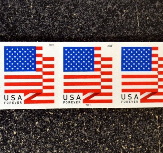 2018USA #5260 Forever U.S. Flag US - PNC Plate Number (#P111) Coil ...