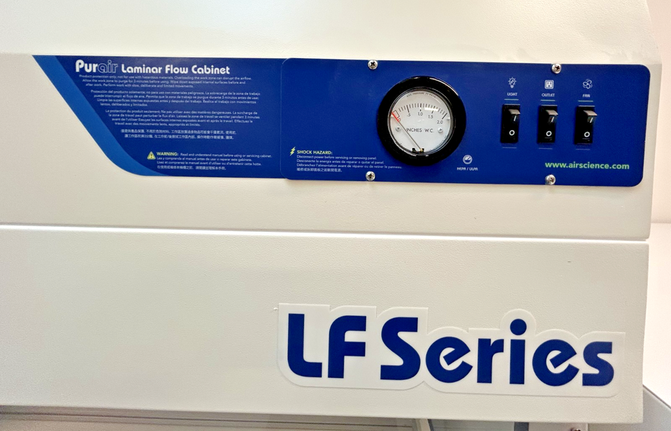 Air Science Purair LF Series Laminar Flow Cabinet-Clean Bench for Lab ...