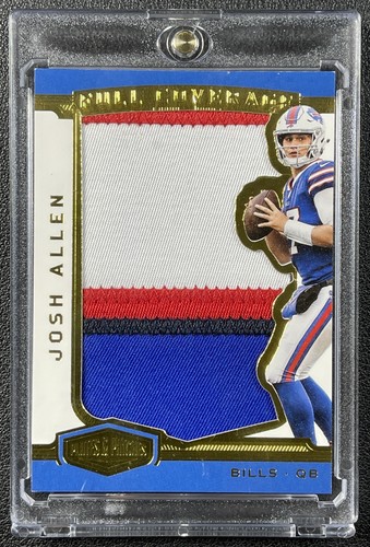 JOSH ALLEN 2018 PANINI PLATES & PATCHES #FC-JA ROOKIE FULL COVERAGE ...