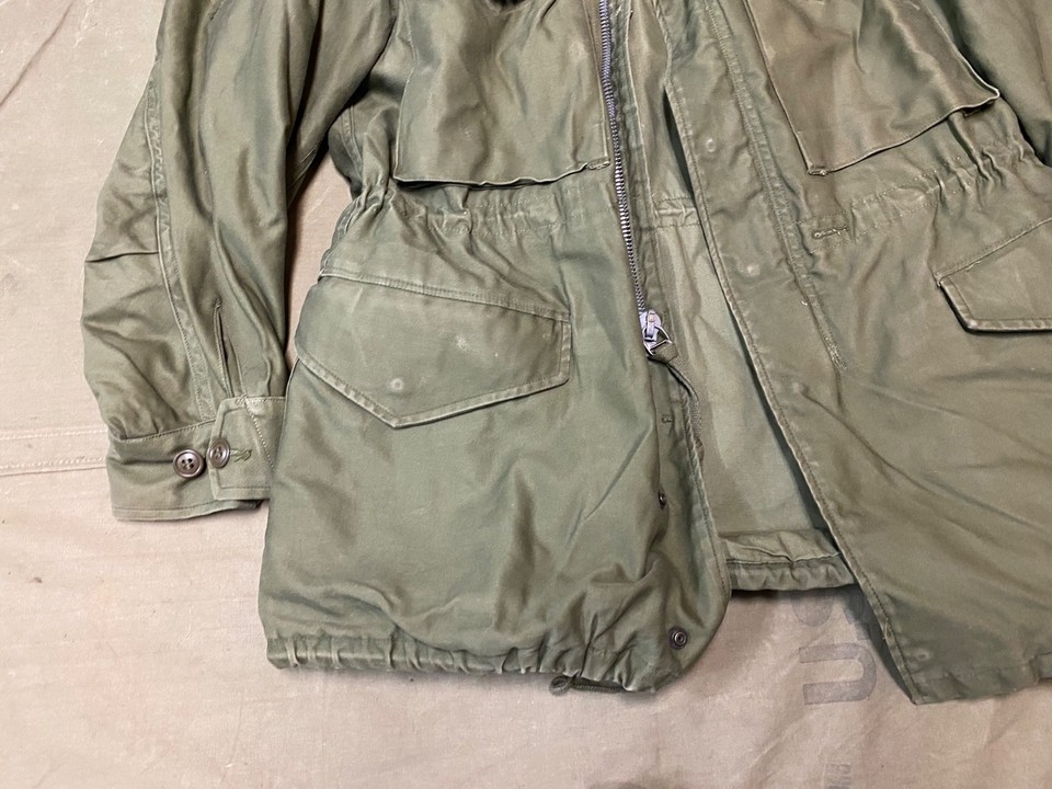 ORIGINAL POST WWII KOREAN WAR US ARMY M1951 COMBAT FIELD JACKET-NAMED ...