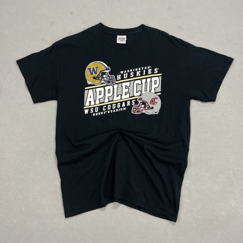 Vintage UW Washington Huskies WSU Cougars Apple Cup Championship T ...