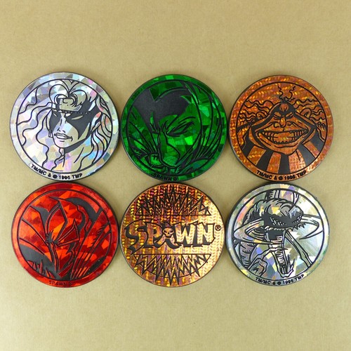 Lot of 6 SPAWN Kini Slammers Authentic The World POG Federation Todd ...