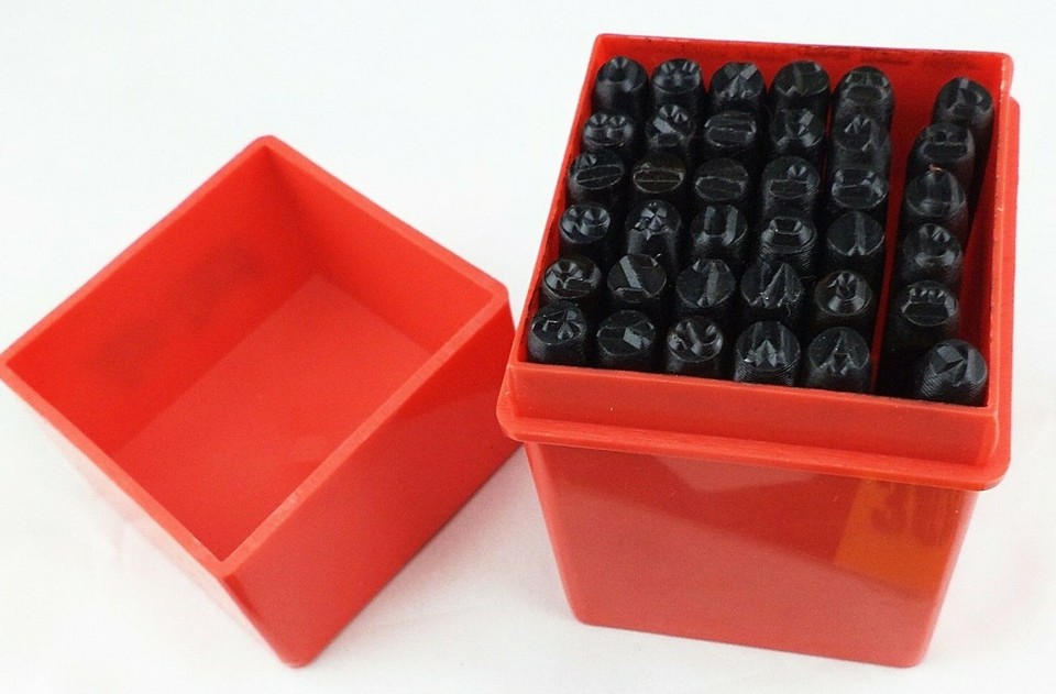 Vin Plate Chassis Tag Car Identity Marking Number Letter Stamp Set ...