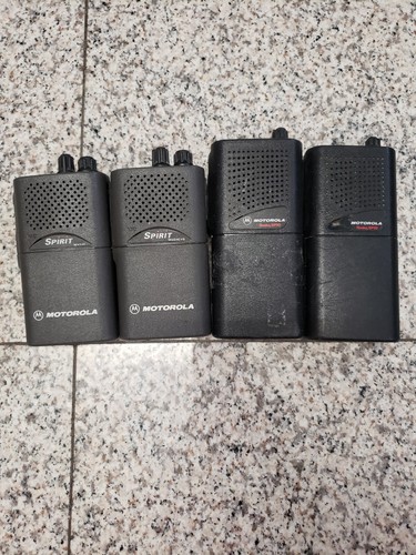 Lot 4 Motorola RADIUS SP10 and Spirit MV12C and MV24CVS Two-Way Radio ...