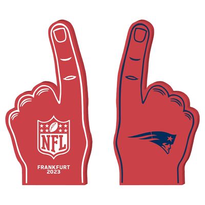 NFL Frankfurt Game New England Patriots Foam Finger | eBay