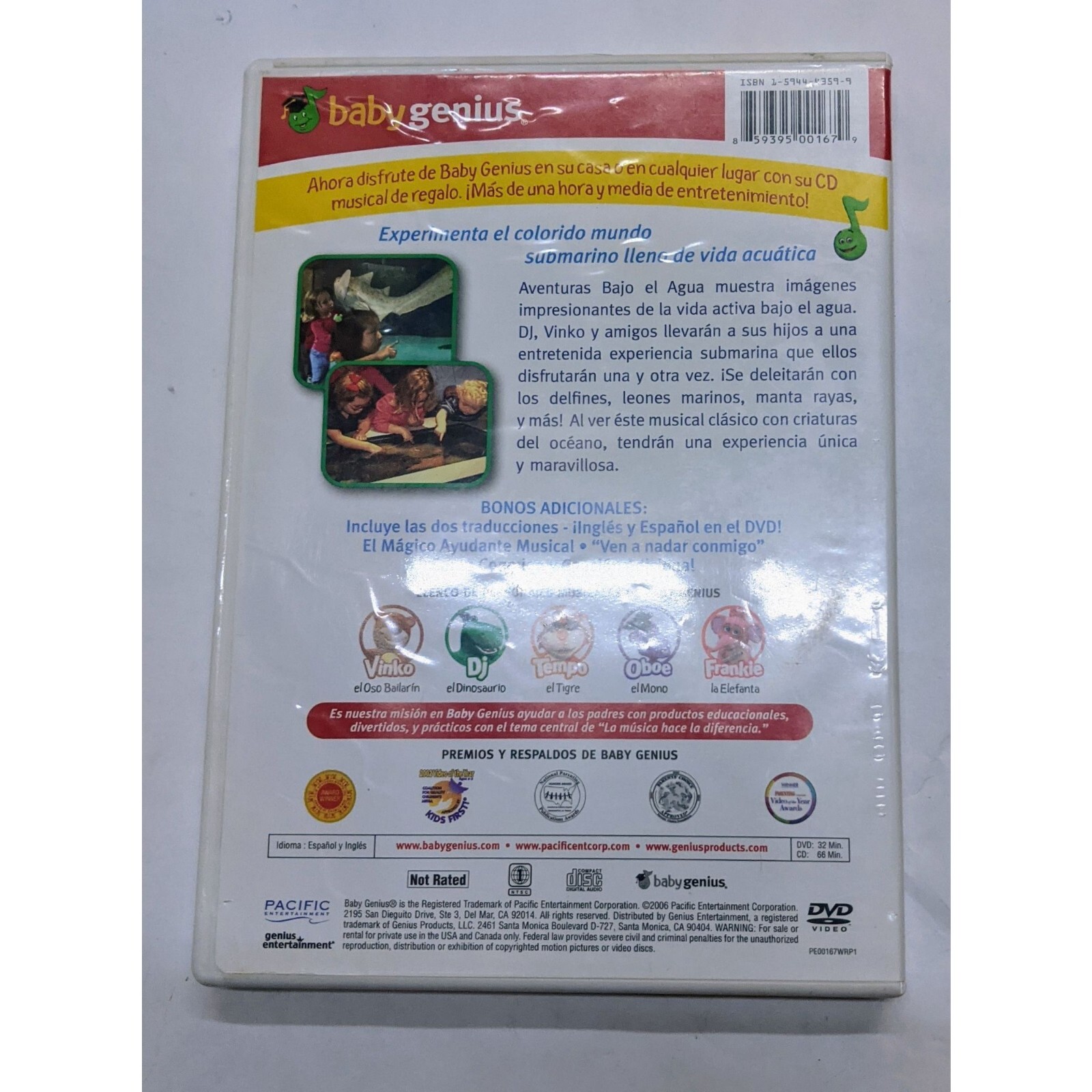 Aventuras Bajo El Agua Baby Genius DVD | eBay