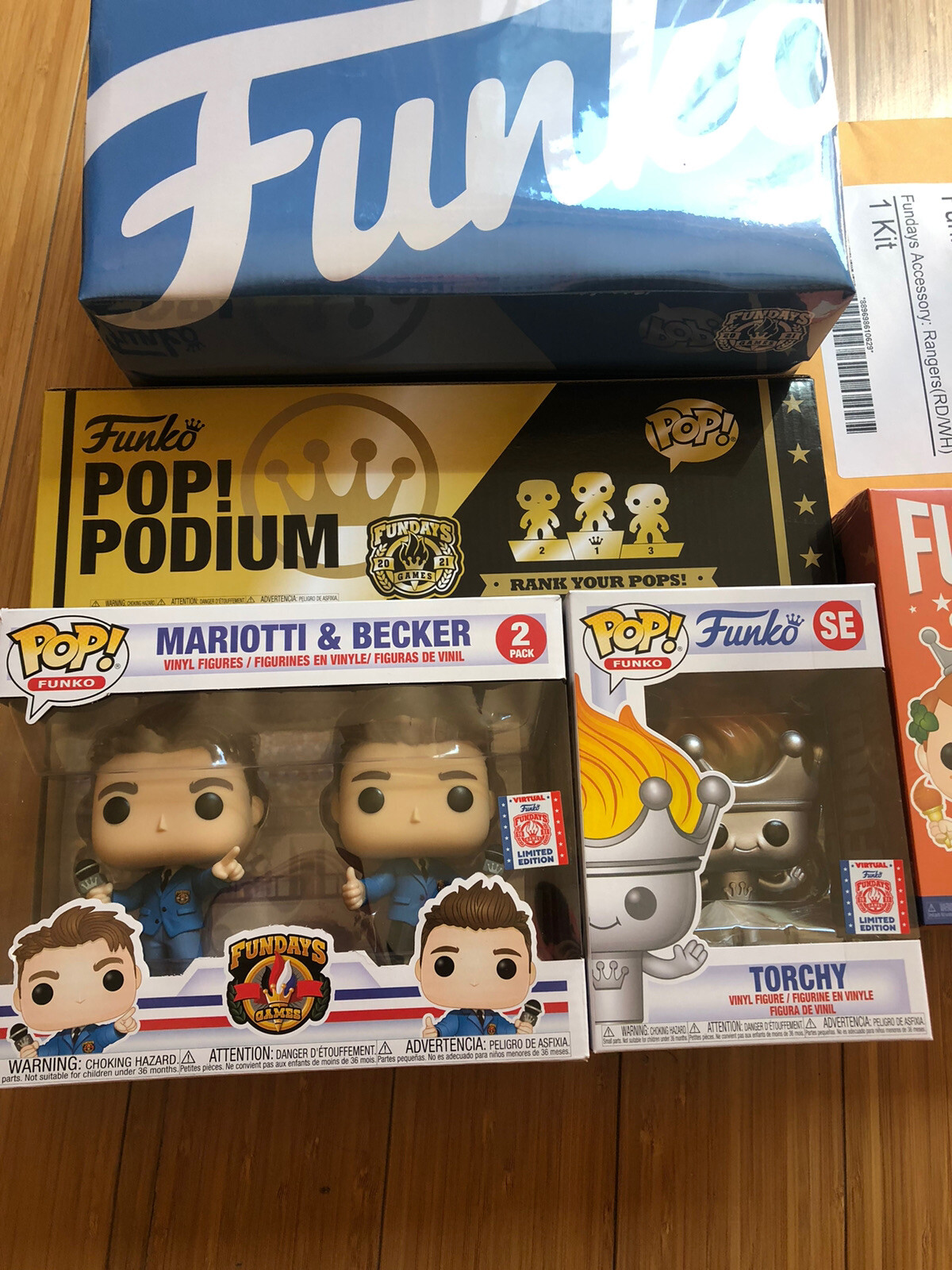 2021 SDCC Funko Fundays Freddy SEALED Mystery Box Of Fun + Pop Rangers ...