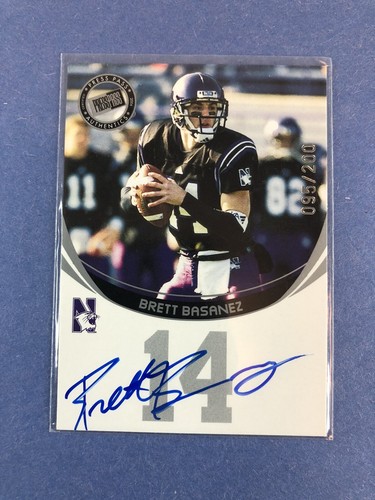 Brett Basanez 2006 Press Pass Authentics RC Auto SP 095/200 ...