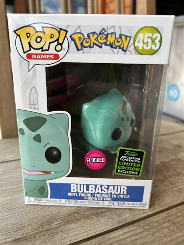 Pop! Vinyl FUNKO - Pokemon - Bulbasaur #453 ECC (Flocked) Free Shipping ...