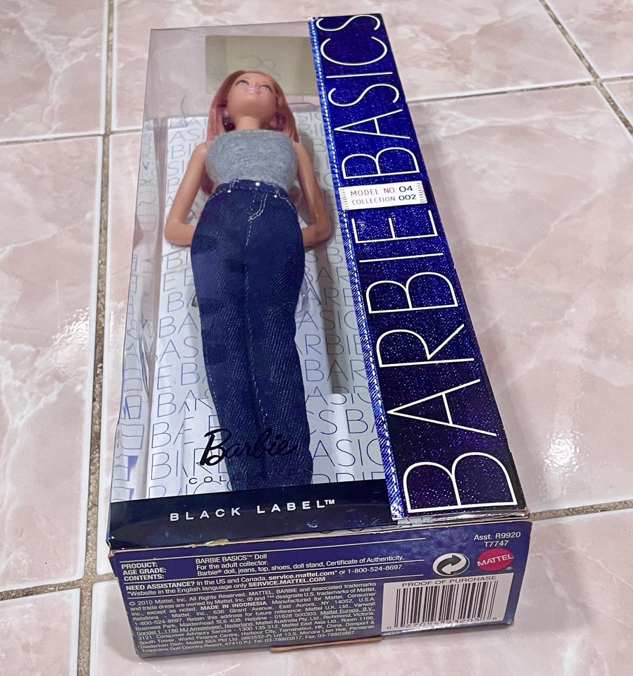 Barbie Basics Model No 04 Collection 02 2010 Black Label NRFB model ...