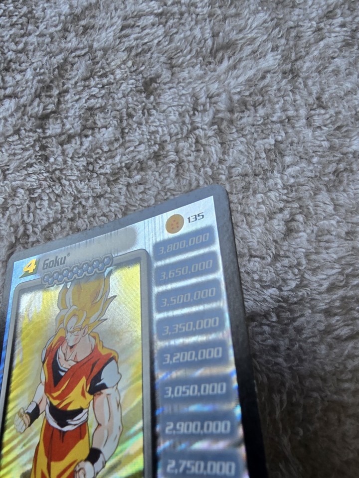 DBZ Dragon Ball Z FOIL Goku 135 CCG Unlimited Cell Saga MP Score | eBay