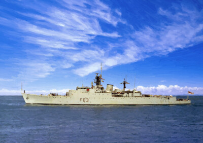 HMS ULSTER - LIMITED EDITION ART (25) | eBay