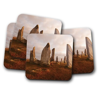 4 Set - Neolithic Callanish Standing Stones Coaster - Geology Travel ...
