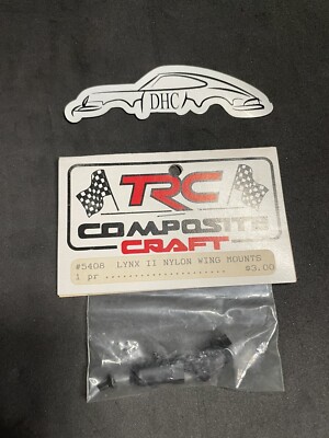 TRC Composite Craft Vintage RC Car Part # 5408 Lynx II Nylon Wing ...