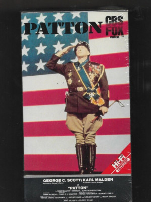 PATTON GEORGE C. SCOTT KARL MALDEN OLD BLOOD GUTS 2 Tapes VHS NEW ...