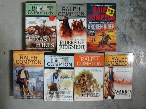 Lot of 7 Ralph Compton Paperback Books | eBay