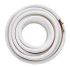 50 ft. Mini Split Line Set 1/4 in. 3/8 in. O.D Copper Pipes Tubing ...