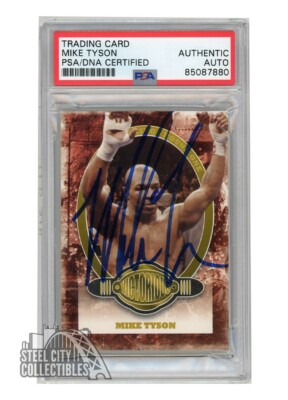 Mike Tyson 2010 Sport Kings Ringside Victorious Gold Autograph Card #83 ...