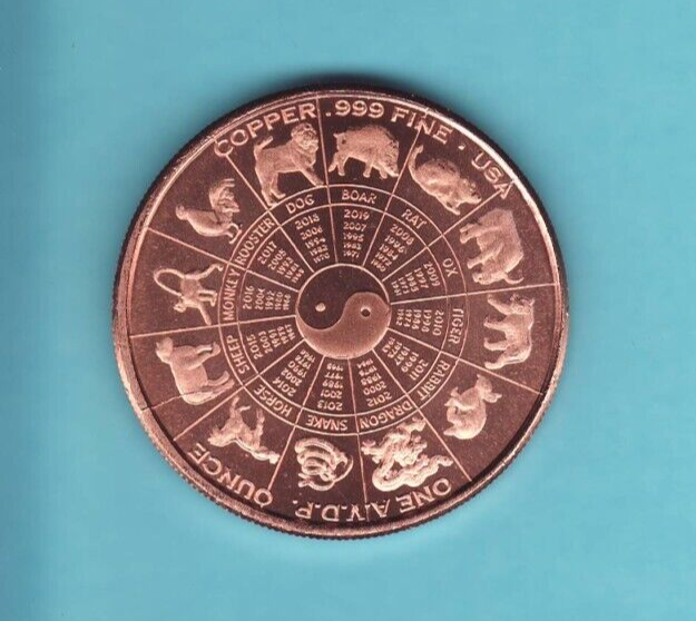 ZODIAC Astrology 12 Coin COMPLETE SET 1 oz COPPER ROUNDS Post-C | eBay