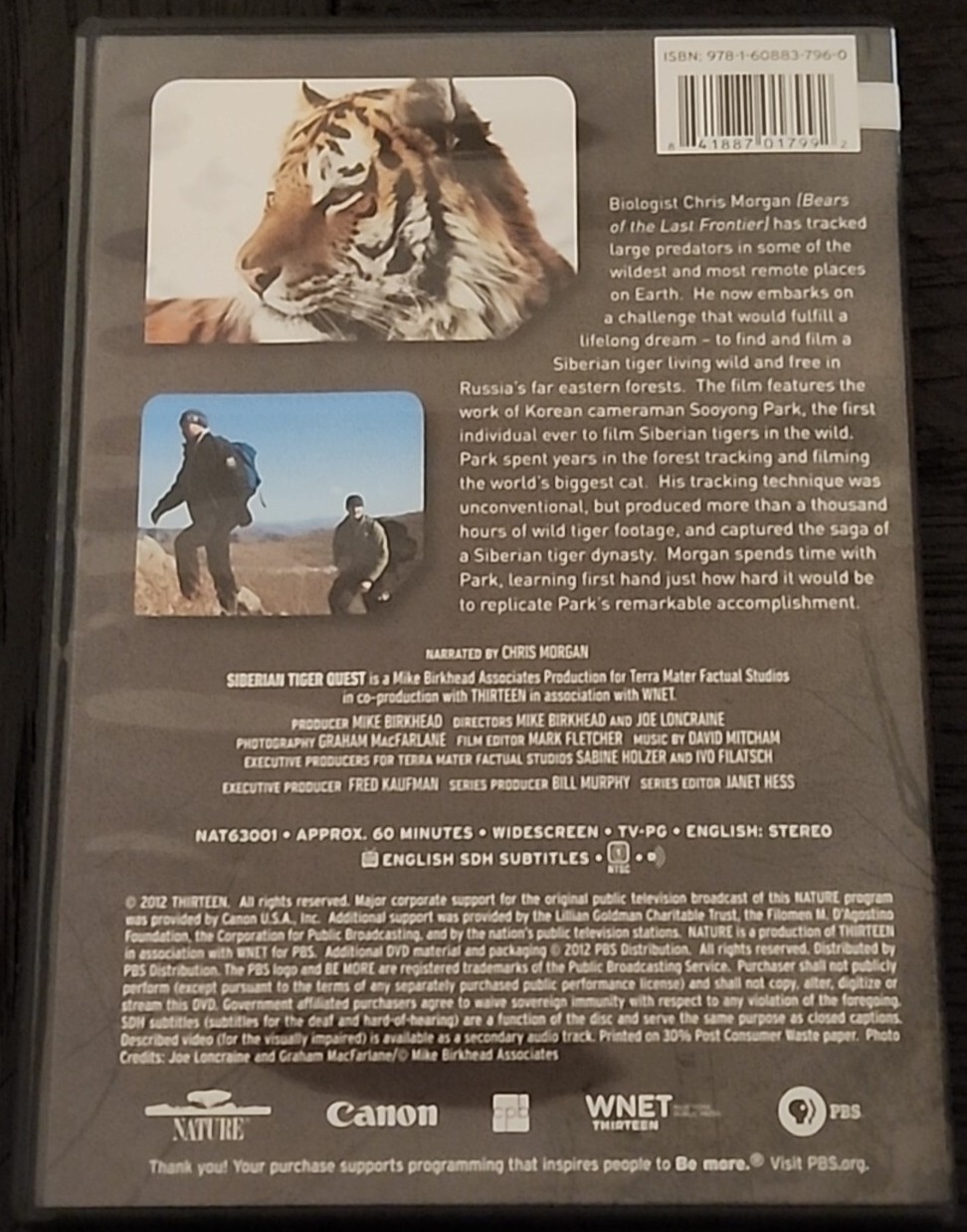 Nature: Siberian Tiger Quest (DVD, 2012) for sale online | eBay