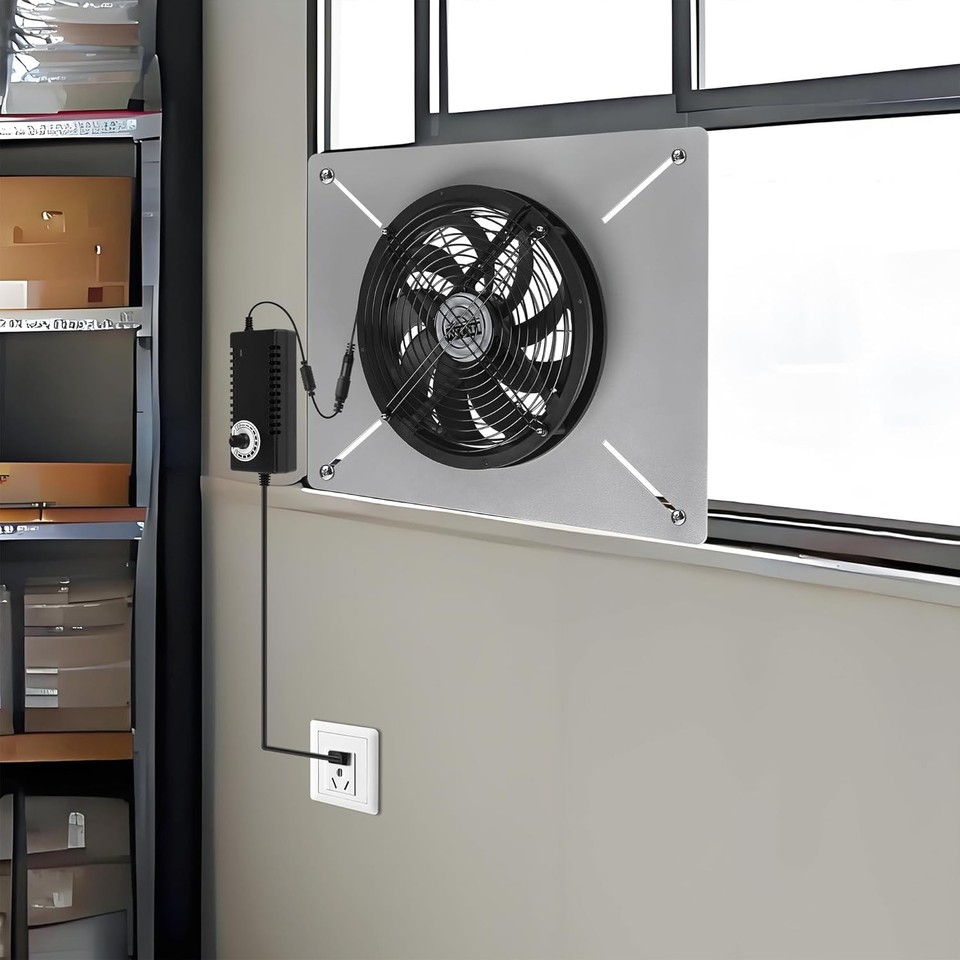 Crawlspace Ventilation Fan Basements Stainless Steel Vent Fan Window Exhaust Fan | eBay