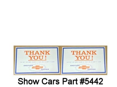 NOS Chevy Dealer Service Paper Floor Mats 21" x 13" Display in Your ...