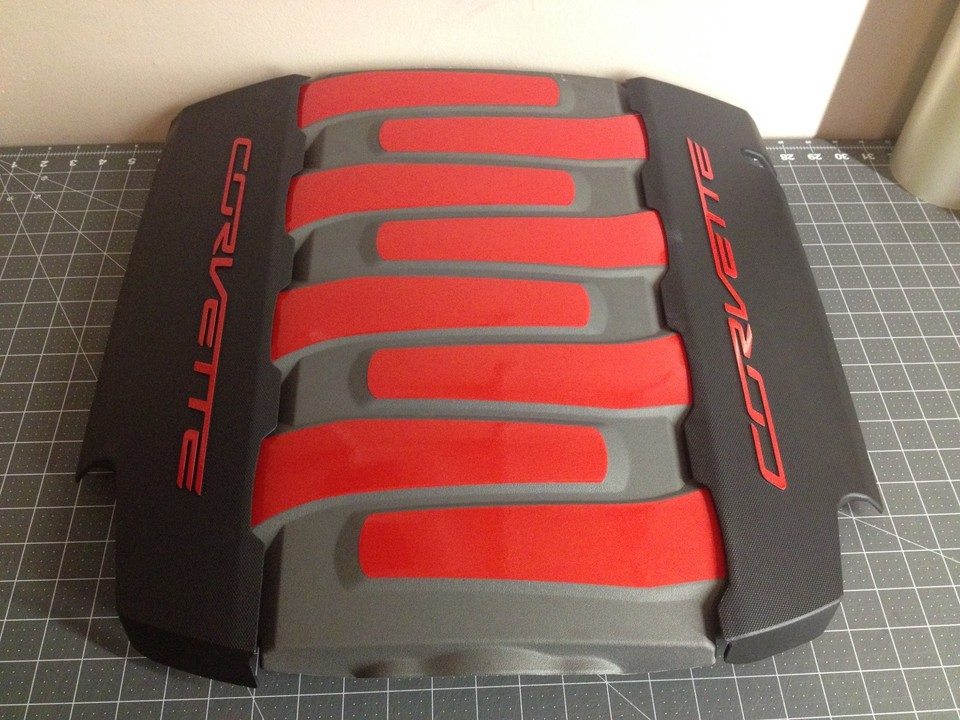 FITS Chevy Corvette StingRay C7 Engine Cover Decal 2014 2015 2016 2017 ...