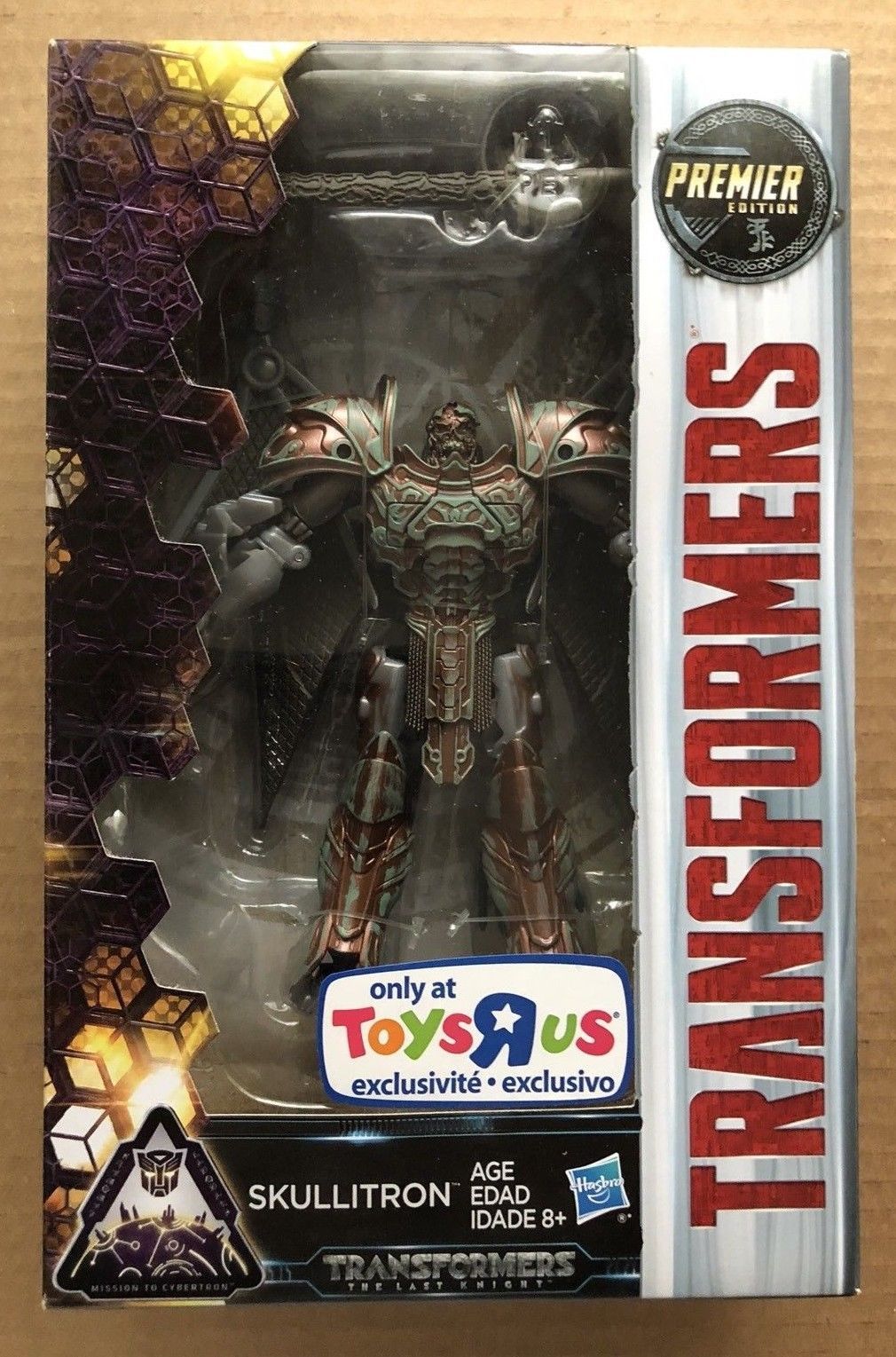 HASBRO Transformers The Last Knight Skullitron Toys R Us Exclusive ...