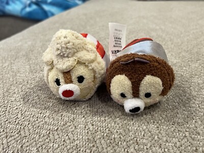 Disney D23 Expo Chip Dale Tsum Tsum Set - Popcorn Chocolate | eBay