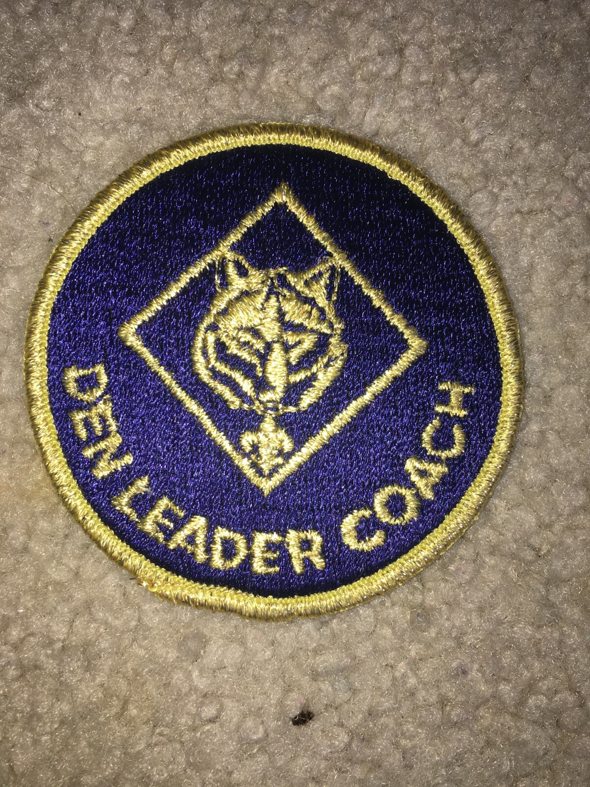 Boy Scout Cub Den Leader Coach 1976 to 1983 Trained Mylar Uniform ...