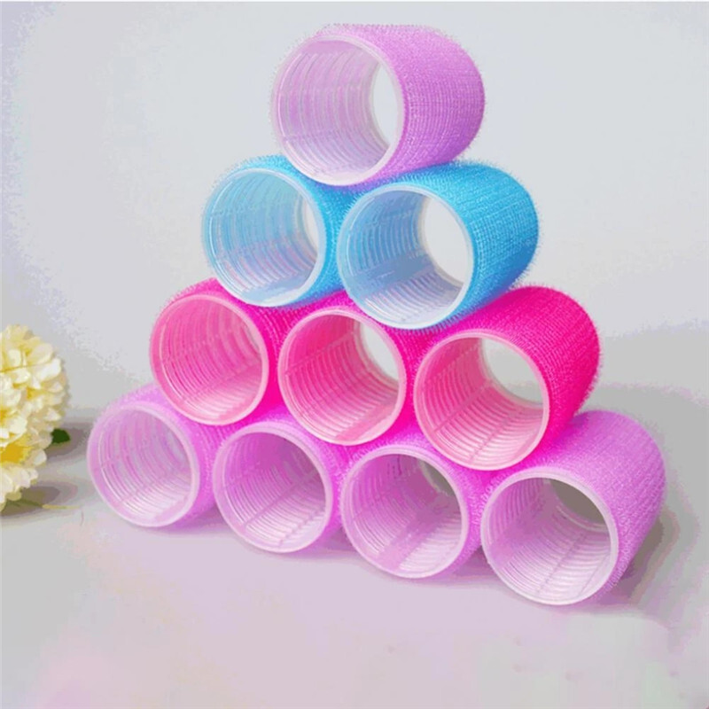 Self Grip Rollers Cling Stick Hair Curler Curls Wave Styling Salon ...