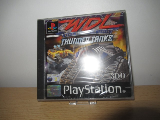 World Destruction League Thunder Tanks Sony PlayStation 1 Ps1 / PSX ...