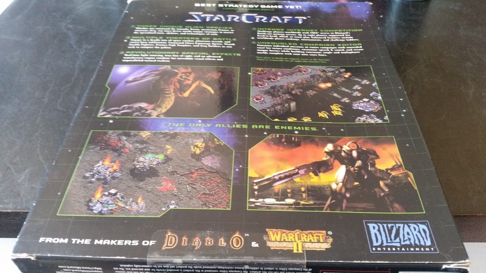 StarCraft Special Collectors Edition Terran/Human Cover - Big Box pc | eBay