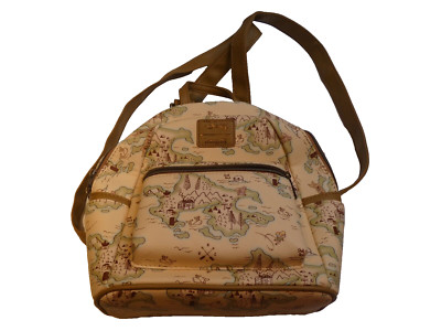 Disney Loungefly Child Backpack, Peter Pan Neverland Map | eBay