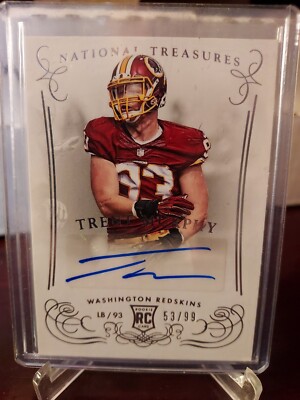 2014 Panini National Treasures Signatures 53/99 Trent Murphy #218 ...