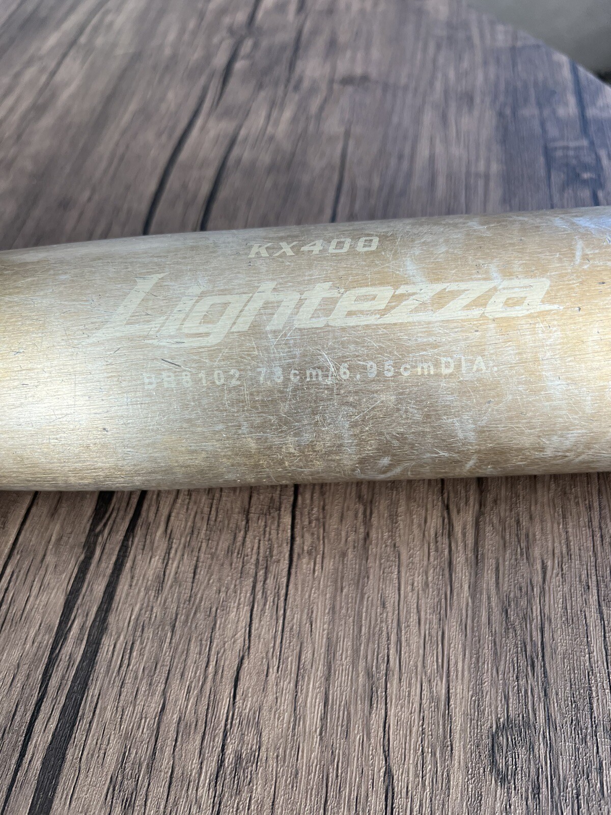 ASICS Lightezza Baseball Bat Gold KX400 78cm Rare Japan 31” 18oz. | eBay