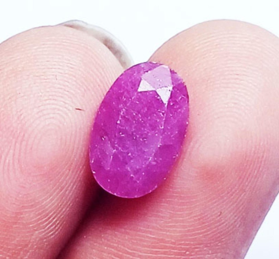 100% Natural Red Ruby 2.00 Ct Certified Loose Gemstone With Free Gift ...