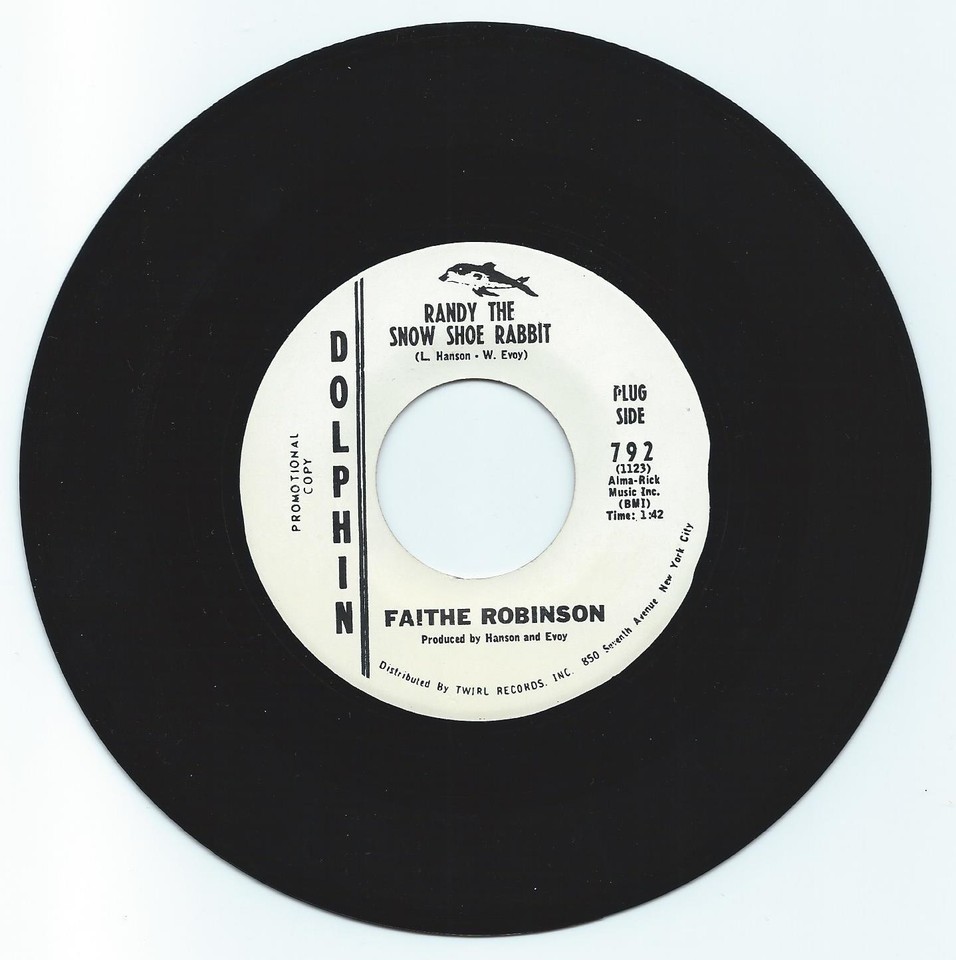DOO WOP 45 FAITHE ROBINSON MY BIRTHDAY WISH ON DOLPHIN STRONG VG REPRO ...