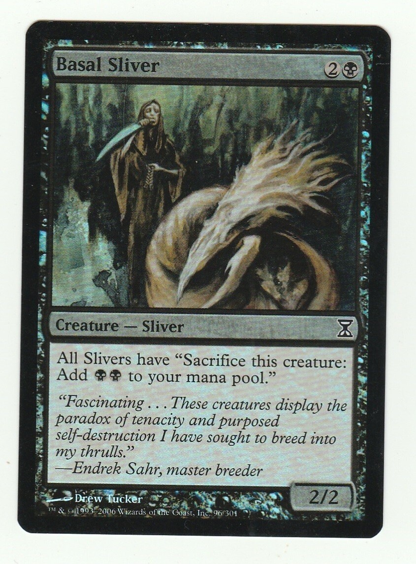 1x FOIL Basal Sliver VG Time Spiral Mtg Magic 1x x1 | eBay