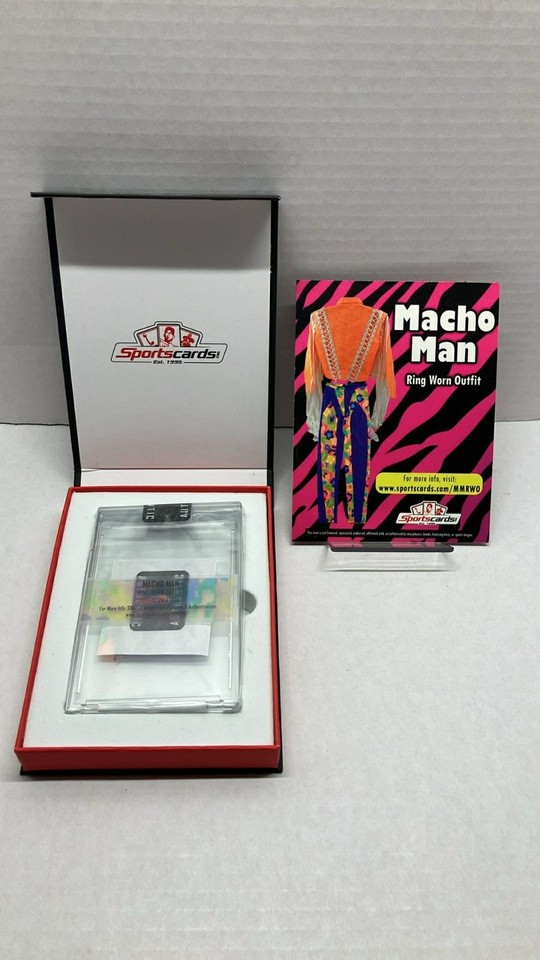 *RARE* Macho Man Randy Savage Dual Color Ring Worn Wrestling Gear Relic ...