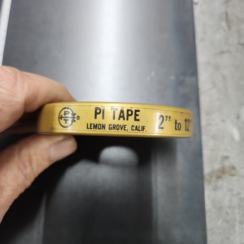 PI Tape 2" to 12" Outside Diameter - PDT/Precision Diameter Tape #69527 ...