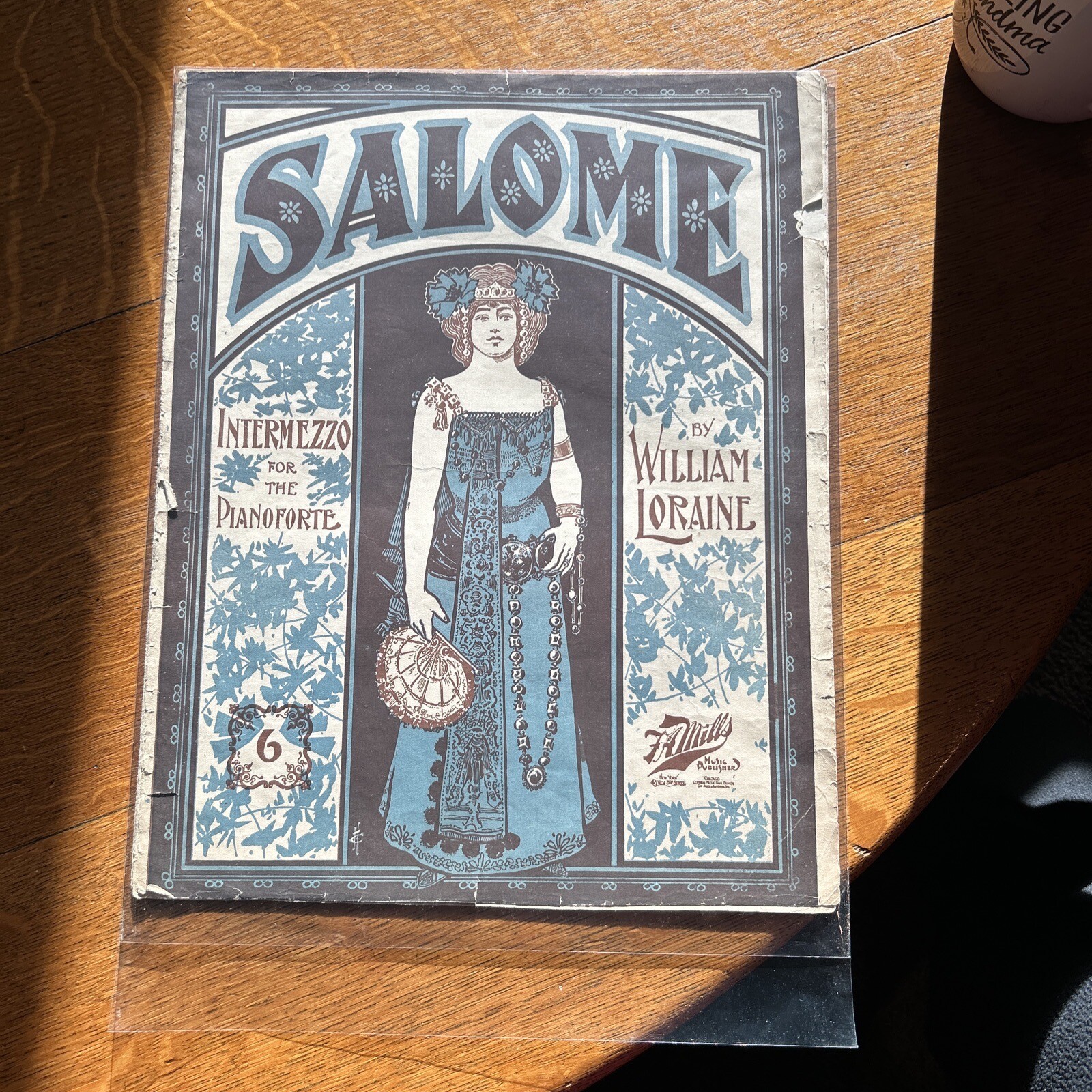 vintage sheet music 1898 Salome By William Lorraine | eBay
