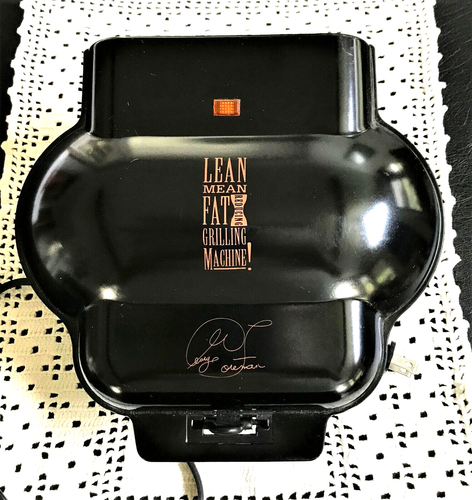 George Foreman Grill ~ Lean Mean Grilling Machine Kitchen Appliance 8.5 ...