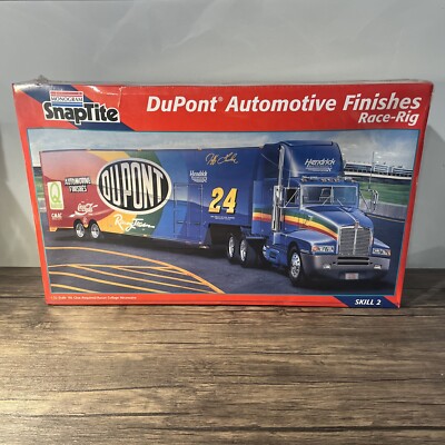 Jeff Gordon DuPont Racing Team Rig Snap Tite Model Kit Truck, New ...