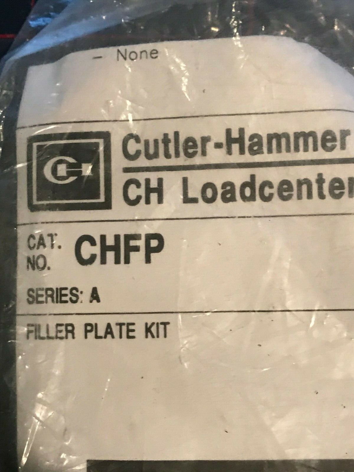Cutler Hammer Filler Plate CHFP for Type CH Panels not Type BR NEW LOT ...