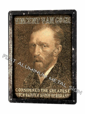 Vincent Van Gogh METAL SIGN great gift for art lover vintage style ...