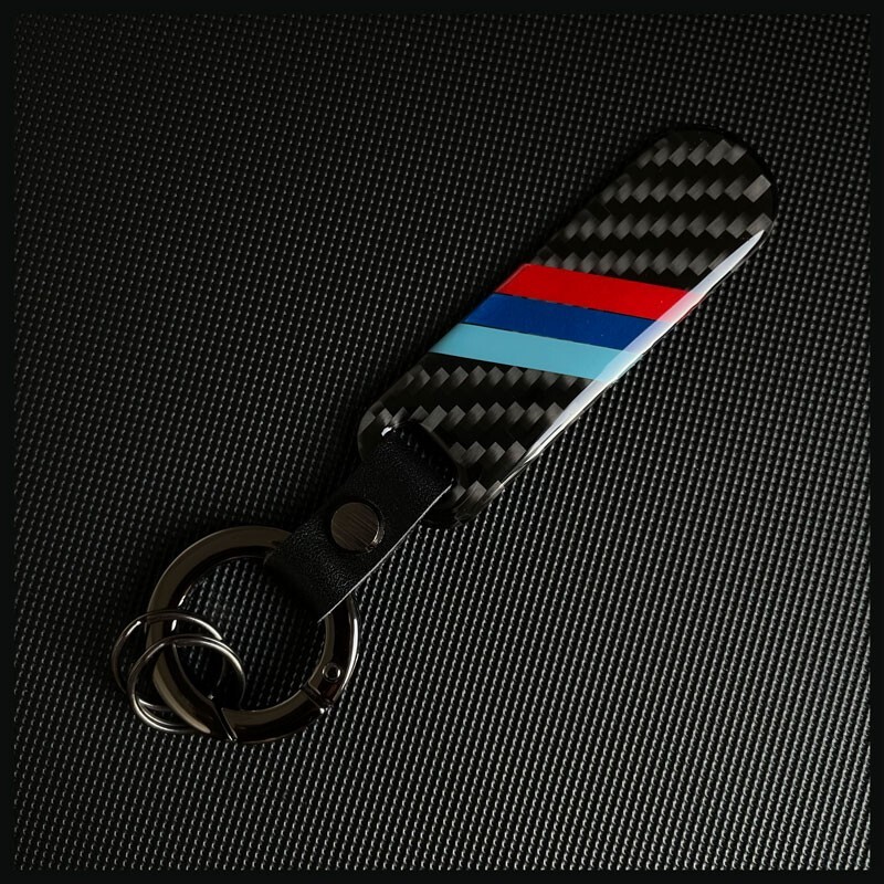 Carbon Fiber Keychain For BMW 1 2 3 4 5 6 7 X1 X2 X3 X4 X5 X6 Series ...