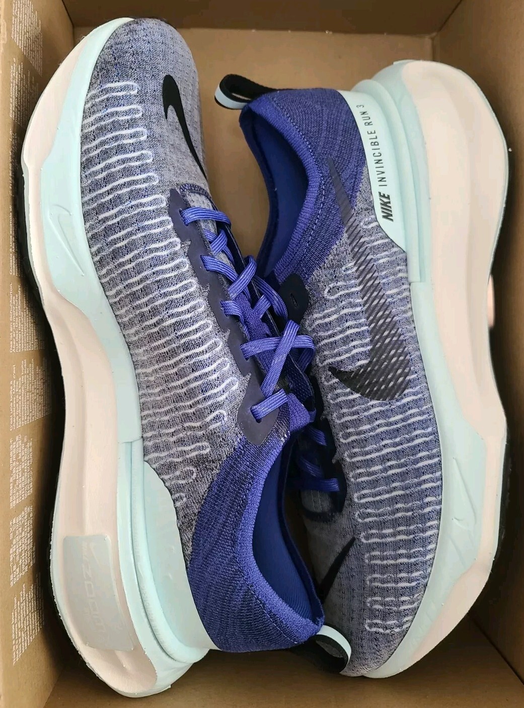 NEW Men's Size 12 Nike ZoomX Invincible Run FK 3 'Astronomy Blue ...